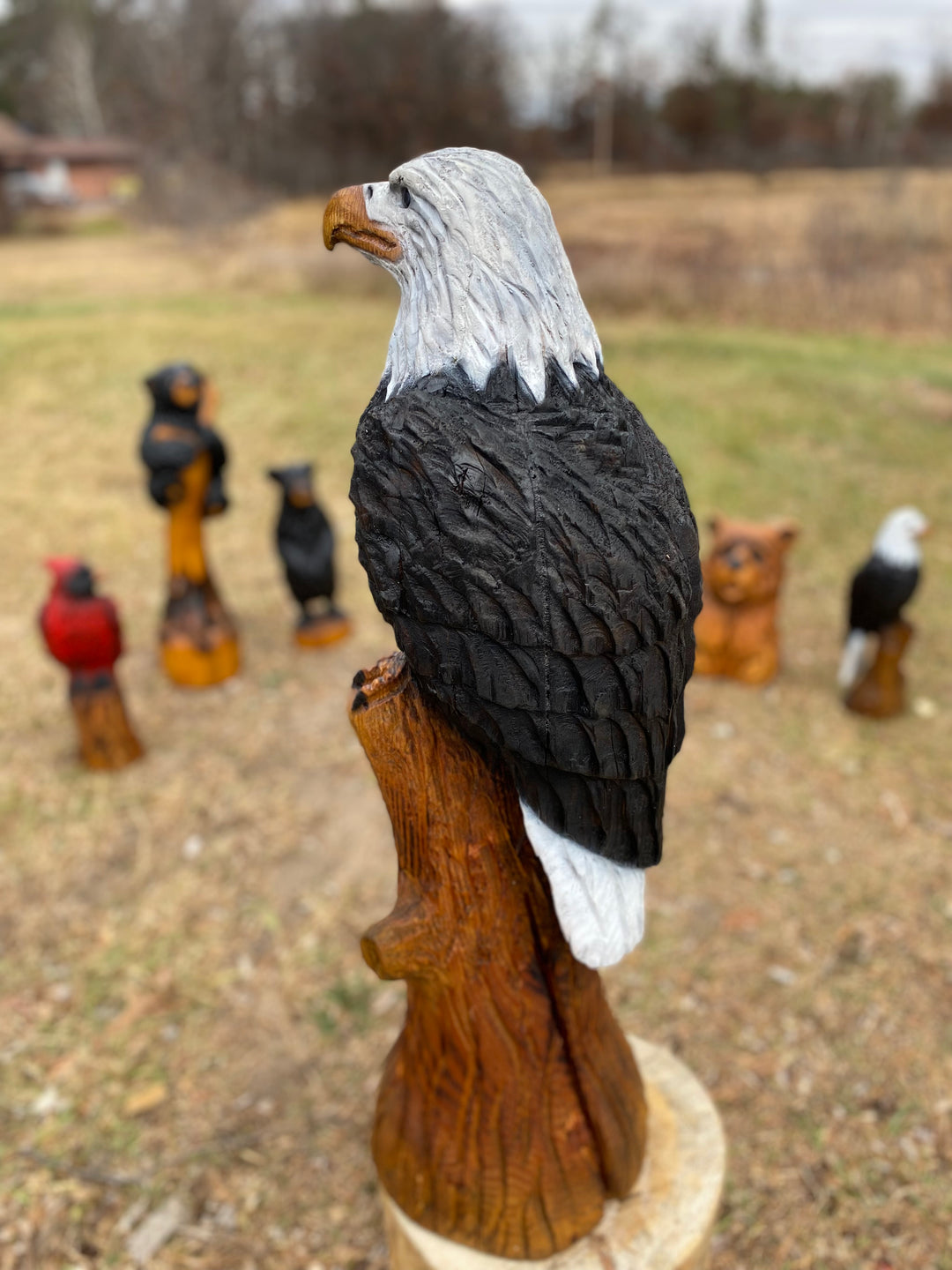 Chainsaw Eagle Wood Carving - I Saw It in MN – I Saw it in MN